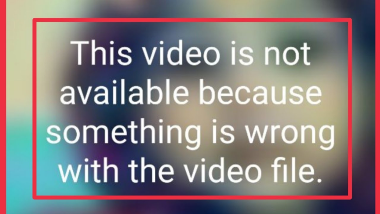 Fix WhatsApp This Video Is Not Available Because Something Is Wrong ...